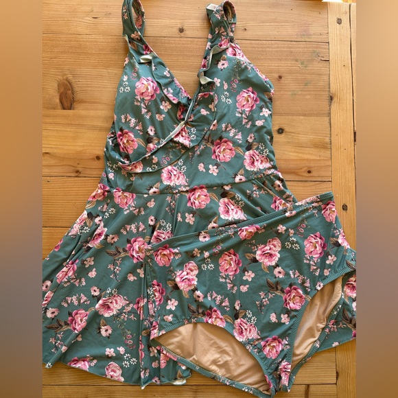 Jessica Rey | Swim | Grace Swim Dress In Bella Rose By Jessica Rey 2 ...